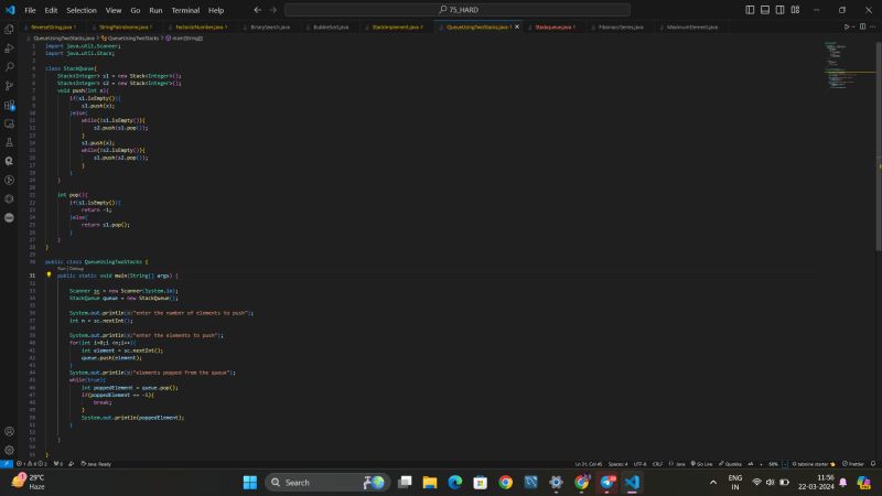 #75hard #datastructures #algorithms #problemsolving #day5complete ... #75hard #datastructures #algorithms #problemsolving #day5complete ...
