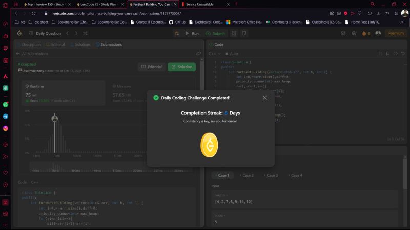 Alla satvik reddy on LinkedIn: #100daysofcodechallenge #leetcode # ... Alla satvik reddy on LinkedIn: #100daysofcodechallenge #leetcode # ...