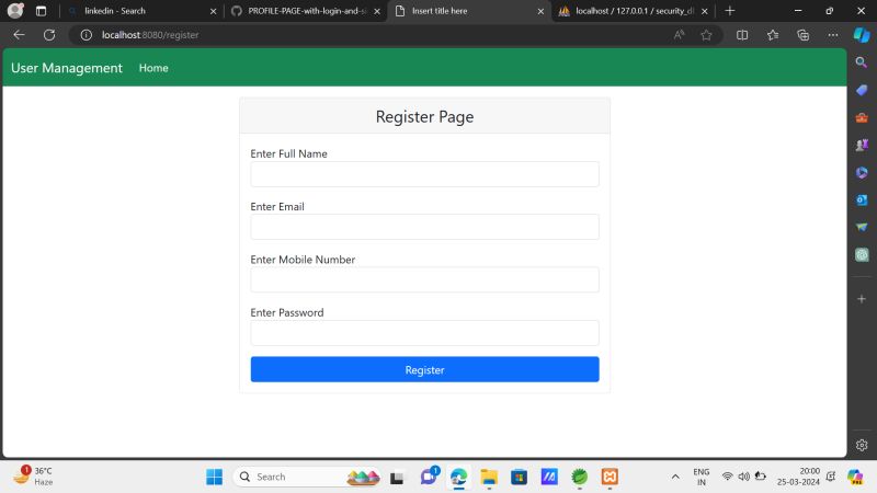 ↗ New dynamic website using Java and Spring Security 📌… | Gokul K ↗ New dynamic website using Java and Spring Security 📌… | Gokul K
