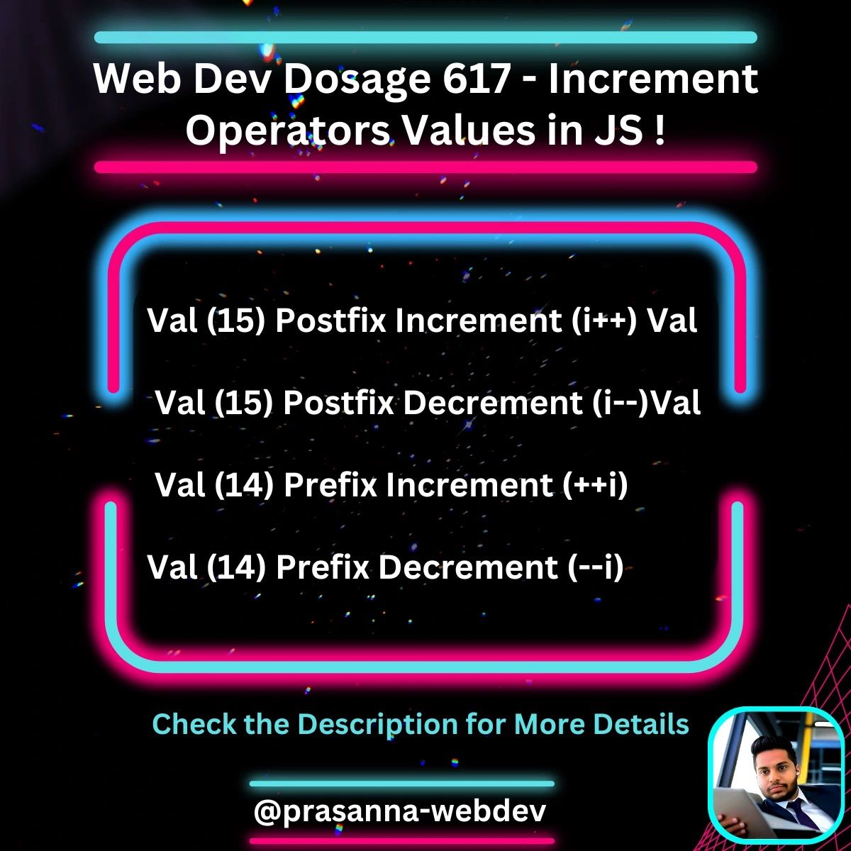 Prasanna D on LinkedIn: #webdevelopment #javascript #coding101 Prasanna D on LinkedIn: #webdevelopment #javascript #coding101
