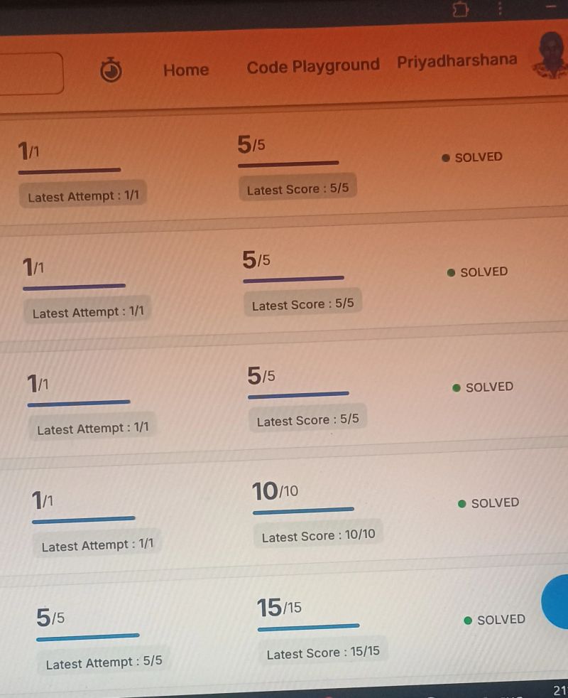 PRIYADHARSHANA S on LinkedIn: #30daysofcode #codingchallenge #nxtwave # ... PRIYADHARSHANA S on LinkedIn: #30daysofcode #codingchallenge #nxtwave # ...