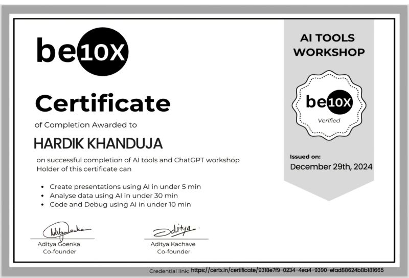 Hardik Khanduja on LinkedIn: #ai #artificialintelligence #chatgpt # ... Hardik Khanduja on LinkedIn: #ai #artificialintelligence #chatgpt # ...
