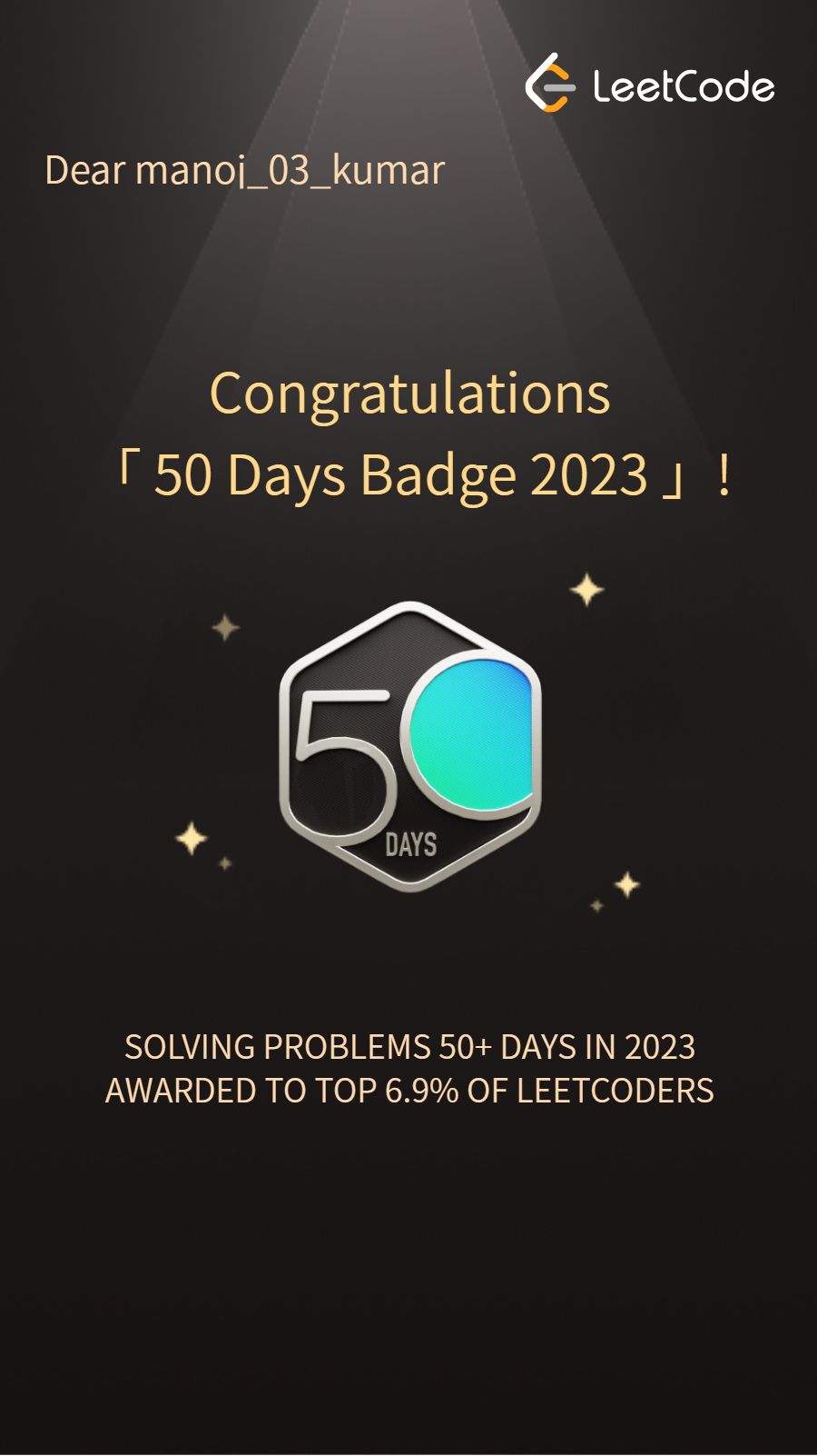 Manoj kumar on LinkedIn: #leetcode #leetcode2023 #leetcodechallenge # ... Manoj kumar on LinkedIn: #leetcode #leetcode2023 #leetcodechallenge # ...