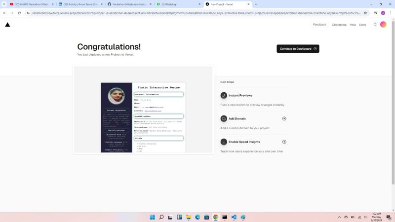 Faiza Anum on LinkedIn: Alhumdulillah my first Milestone 1 project.... Faiza Anum on LinkedIn: Alhumdulillah my first Milestone 1 project....
