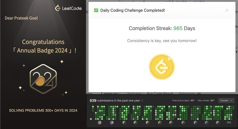 Prateek Goel on LinkedIn: #leetcode #consistency #learning #dsa #annual ... Prateek Goel on LinkedIn: #leetcode #consistency #learning #dsa #annual ...