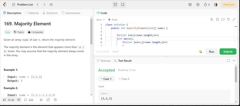Vignesh Abranantham T on LinkedIn: Day 9/100 of my 100-day LeetCode ... Vignesh Abranantham T on LinkedIn: Day 9/100 of my 100-day LeetCode ...