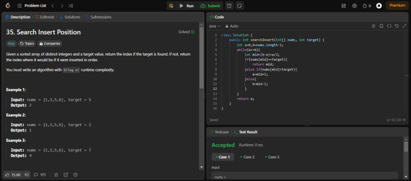 Krithika D H on LinkedIn: #30daycodingchallenge #leetcode #java Krithika D H on LinkedIn: #30daycodingchallenge #leetcode #java