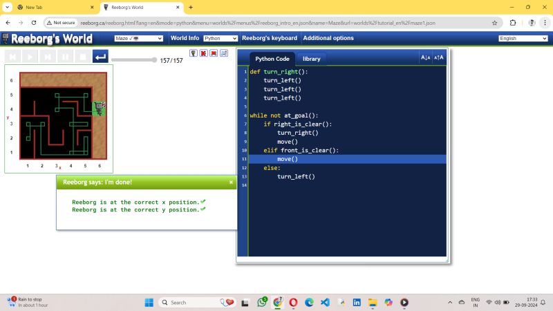 Ravi Raushan Kumar on LinkedIn: #day6 #100daysofpython #reeborgsworld ... Ravi Raushan Kumar on LinkedIn: #day6 #100daysofpython #reeborgsworld ...