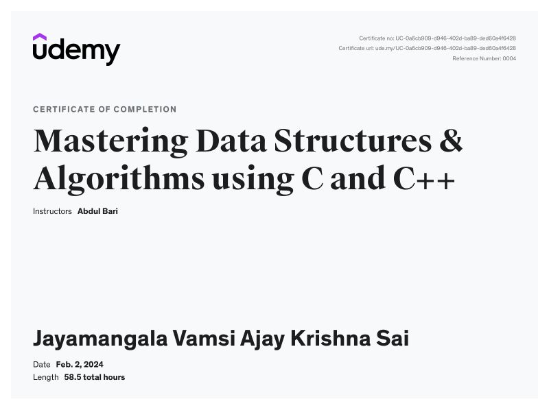 #dsa #c #algorithms #datastructures #problemsolving #udemy #coding ... #dsa #c #algorithms #datastructures #problemsolving #udemy #coding ...