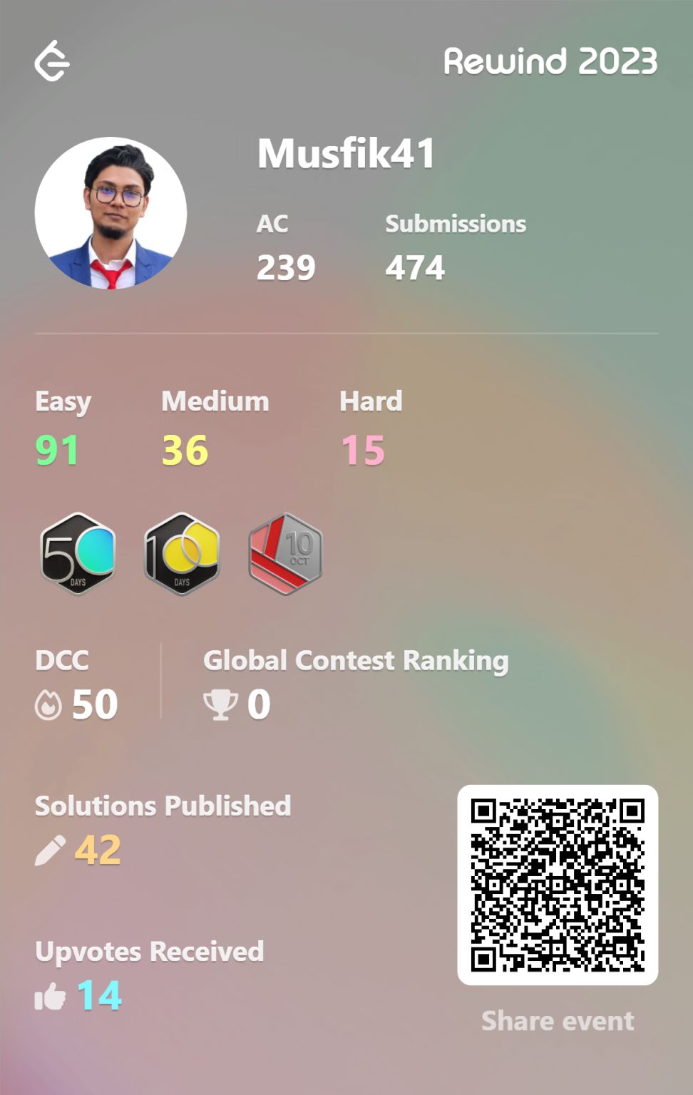 Mushfique Azam on LinkedIn: #leetcode #codinggoals #consistency #newskills Mushfique Azam on LinkedIn: #leetcode #codinggoals #consistency #newskills