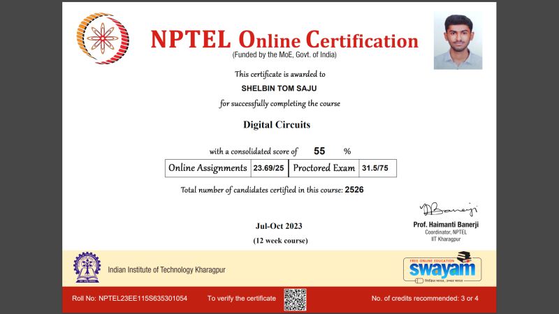 Shelbin Tom Saju on LinkedIn: I am excited to announce that I received ... Shelbin Tom Saju on LinkedIn: I am excited to announce that I received ...