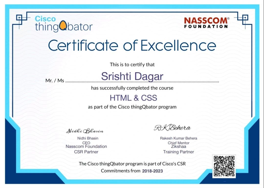 #html #css #ciscocertification #cisconetworkingacademy | Srishti Dagar #html #css #ciscocertification #cisconetworkingacademy | Srishti Dagar