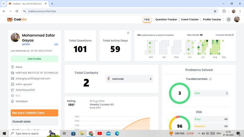 Mohammad Zafar Gayas on LinkedIn: #techjourney #dsa #mern # ... Mohammad Zafar Gayas on LinkedIn: #techjourney #dsa #mern # ...