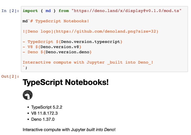 Deno on LinkedIn: #deno #node #jupyter #datascience #dataviz Deno on LinkedIn: #deno #node #jupyter #datascience #dataviz