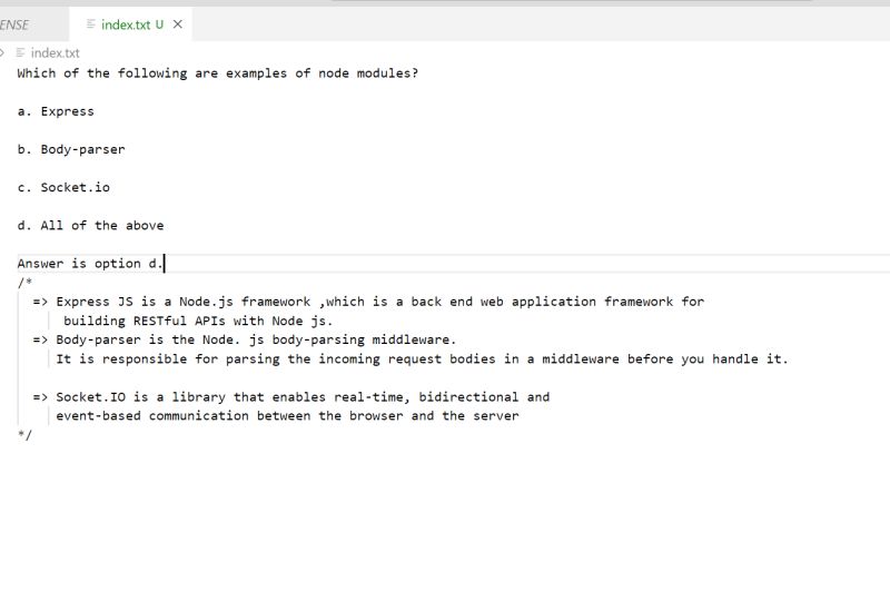 kanika sharma on LinkedIn: #day9 of the 30 Days Of Nodejs hosted on the ... kanika sharma on LinkedIn: #day9 of the 30 Days Of Nodejs hosted on the ...