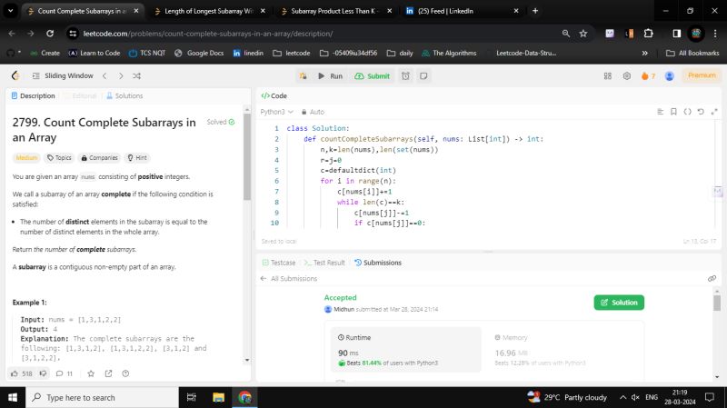 #100daysofcodechallenge #geeksforgeeks #leetcode ... #100daysofcodechallenge #geeksforgeeks #leetcode ...