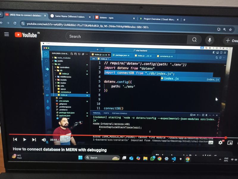 Mithlesh Kumar on LinkedIn: #hiteshchoudhary #mern #backenddevelopment ... Mithlesh Kumar on LinkedIn: #hiteshchoudhary #mern #backenddevelopment ...