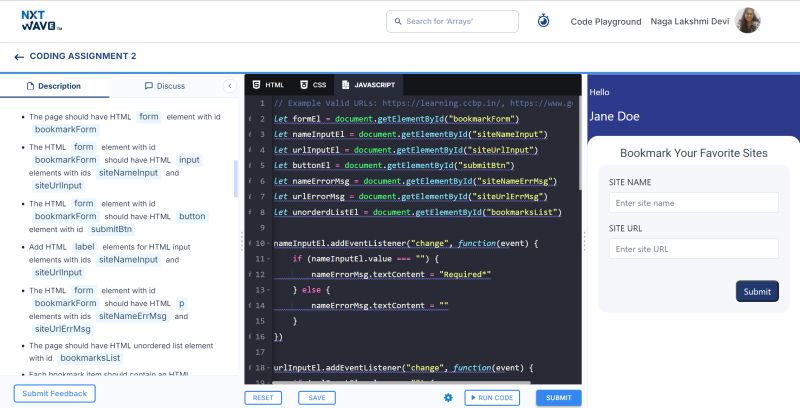 Naga Lakshmi Devi Yetthapu on LinkedIn: #day76 #100daysofcode #ccbp # ... Naga Lakshmi Devi Yetthapu on LinkedIn: #day76 #100daysofcode #ccbp # ...