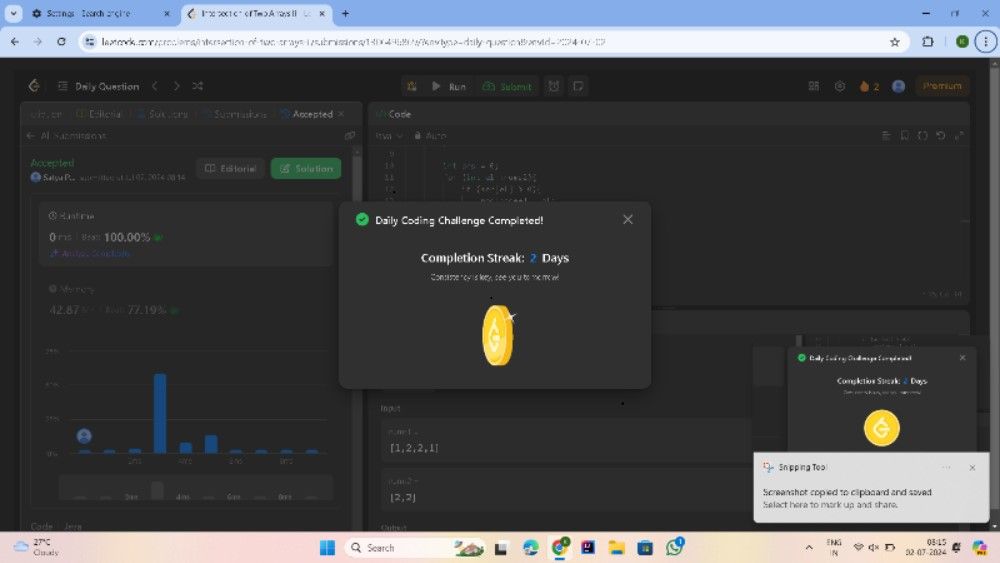 KOTHA SATYA PRANAY on LinkedIn: #leetcode #codingchallenge #programming ... KOTHA SATYA PRANAY on LinkedIn: #leetcode #codingchallenge #programming ...