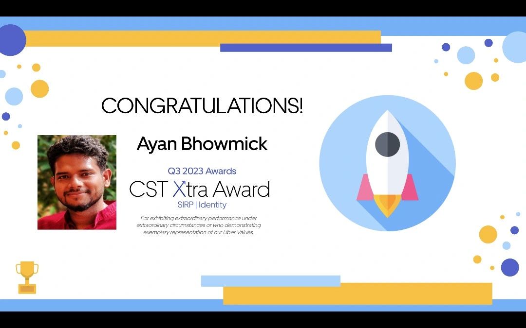 Ayan Bhowmick on LinkedIn: Thank you Uber! Ayan Bhowmick on LinkedIn: Thank you Uber!