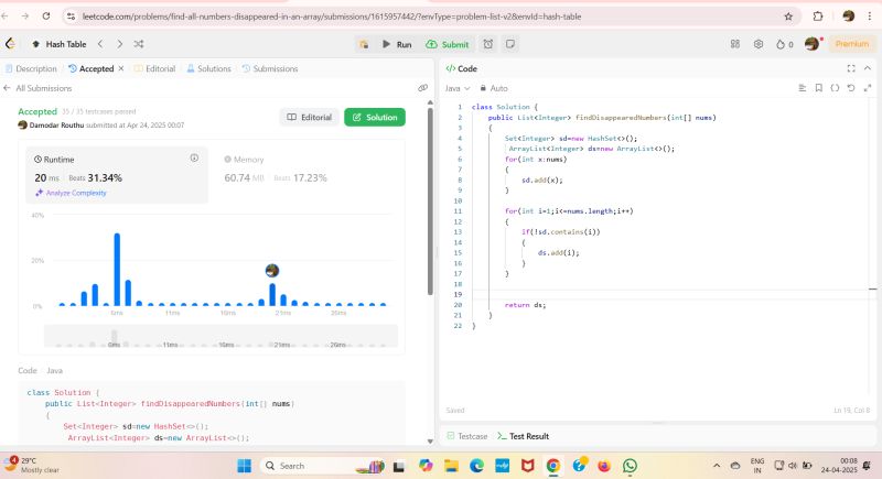#java #leetcode #hashtable #codingpractice #dsa #100daysofcode ... #java #leetcode #hashtable #codingpractice #dsa #100daysofcode ...