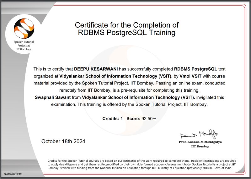 Deepu Kesarwani on LinkedIn: #postgresql #databasemanagement # ... Deepu Kesarwani on LinkedIn: #postgresql #databasemanagement # ...
