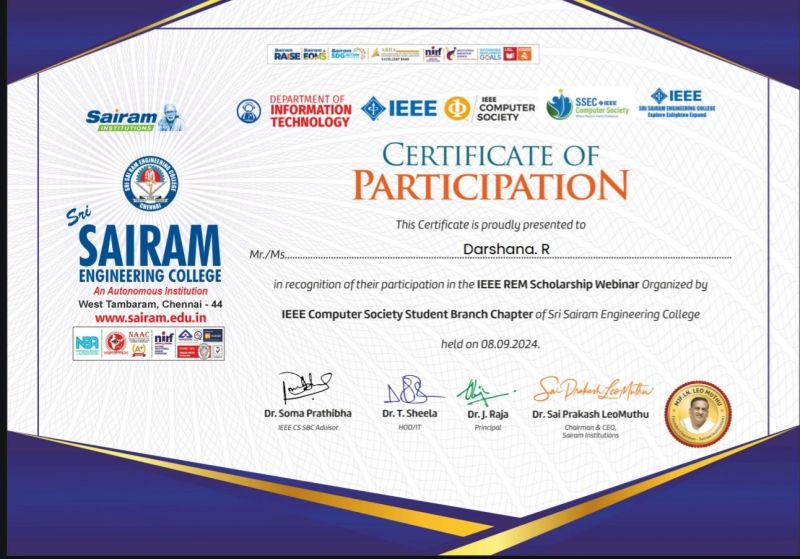 Darshana R on LinkedIn: #ieee #scholarship #webinar #engineering #education Darshana R on LinkedIn: #ieee #scholarship #webinar #engineering #education