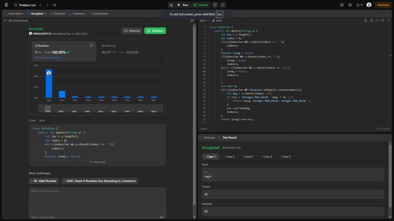 VIMALGANTH DURAISAMY on LinkedIn: #100daysofcode #leetcode # ... VIMALGANTH DURAISAMY on LinkedIn: #100daysofcode #leetcode # ...