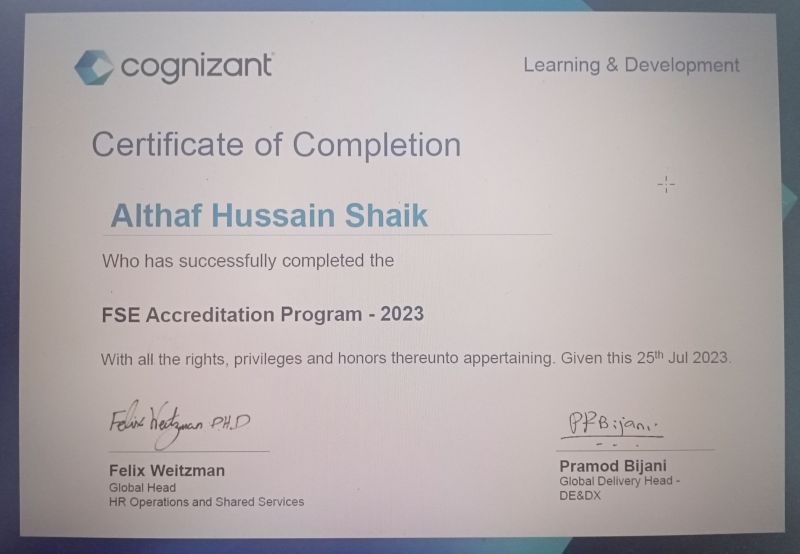 Althaf Hussain Shaik posted on LinkedIn Althaf Hussain Shaik posted on LinkedIn