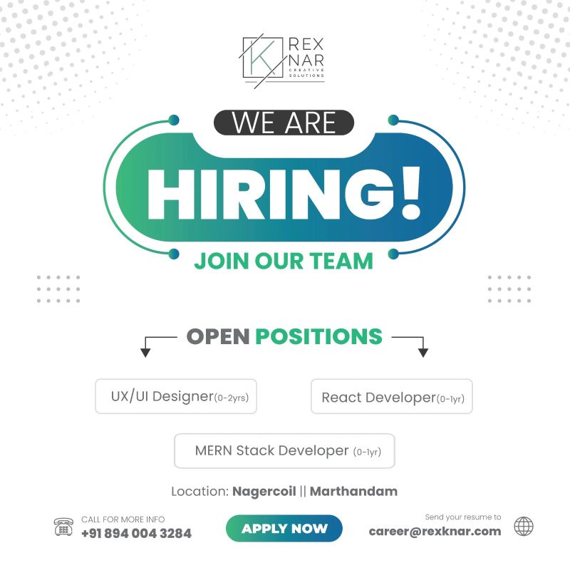 Gopi kumar on LinkedIn: Hiring..! immediate joiners...! Dm me..! | 49 ... Gopi kumar on LinkedIn: Hiring..! immediate joiners...! Dm me..! | 49 ...