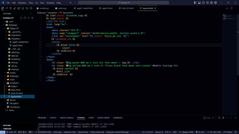 Sai Binayak on LinkedIn: #django #tailwindcss #webdevelopment # ... Sai Binayak on LinkedIn: #django #tailwindcss #webdevelopment # ...
