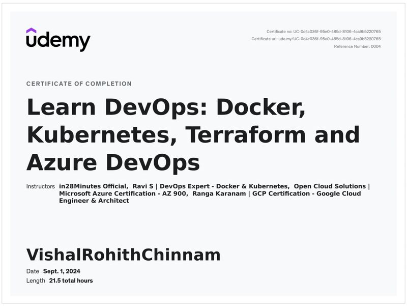 Vishal Rohith Chinnam on LinkedIn: #aws #googlecloud #azure #docker # ... Vishal Rohith Chinnam on LinkedIn: #aws #googlecloud #azure #docker # ...