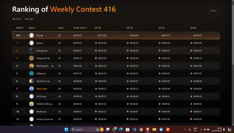 Mohammad Tauqeer A. on LinkedIn: #leetcode #weeklycontest # ... Mohammad Tauqeer A. on LinkedIn: #leetcode #weeklycontest # ...