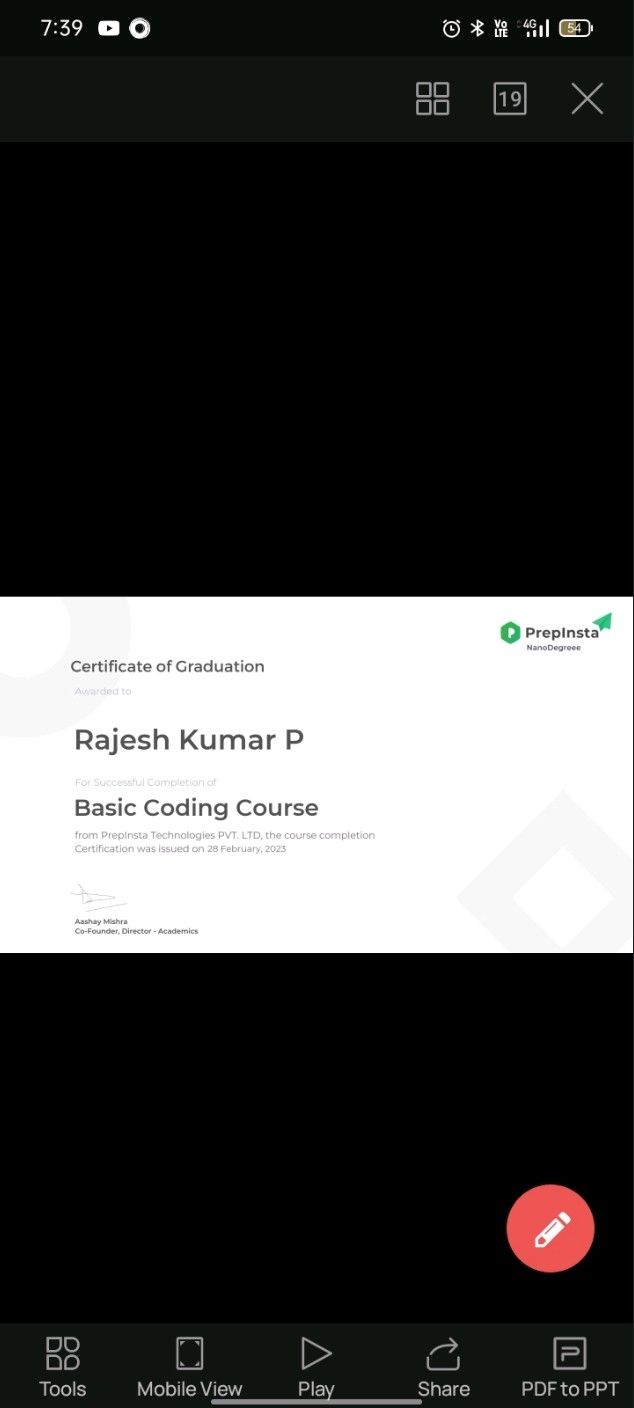 Rajesh Kumar P on LinkedIn: I am very happy to share my basic coding ... Rajesh Kumar P on LinkedIn: I am very happy to share my basic coding ...