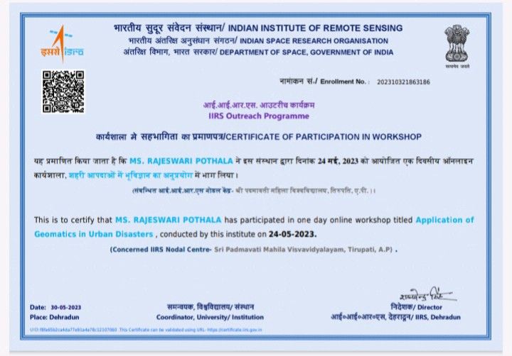 RAJESWARI POTHALA on LinkedIn: #connections #share #isro #urbandisaster ... RAJESWARI POTHALA on LinkedIn: #connections #share #isro #urbandisaster ...