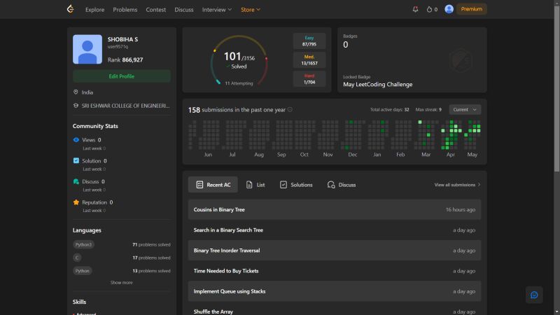 🎉 Milestone Achieved: Solved 100+ LeetCode Problems! 🚀 I'm excited to ... 🎉 Milestone Achieved: Solved 100+ LeetCode Problems! 🚀 I'm excited to ...
