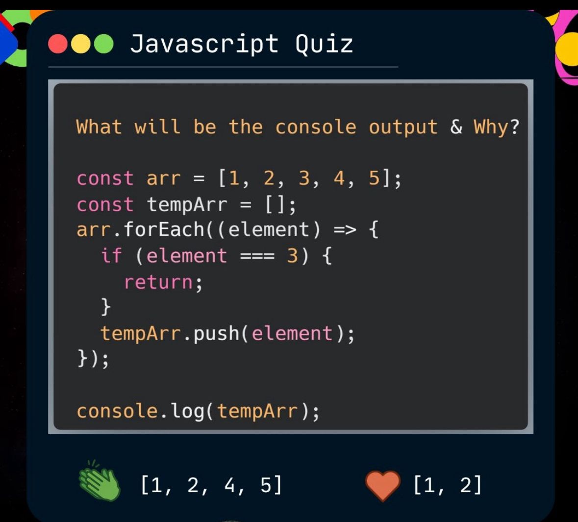 Angad Kapoor on LinkedIn: #javascript #quiz #javascriptdeveloper # ... Angad Kapoor on LinkedIn: #javascript #quiz #javascriptdeveloper # ...