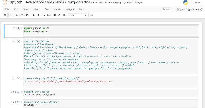 Vicky Patil on LinkedIn: 🚀 #Day5: Practical Data Cleaning with Pandas 🚀 ... Vicky Patil on LinkedIn: 🚀 #Day5: Practical Data Cleaning with Pandas 🚀 ...