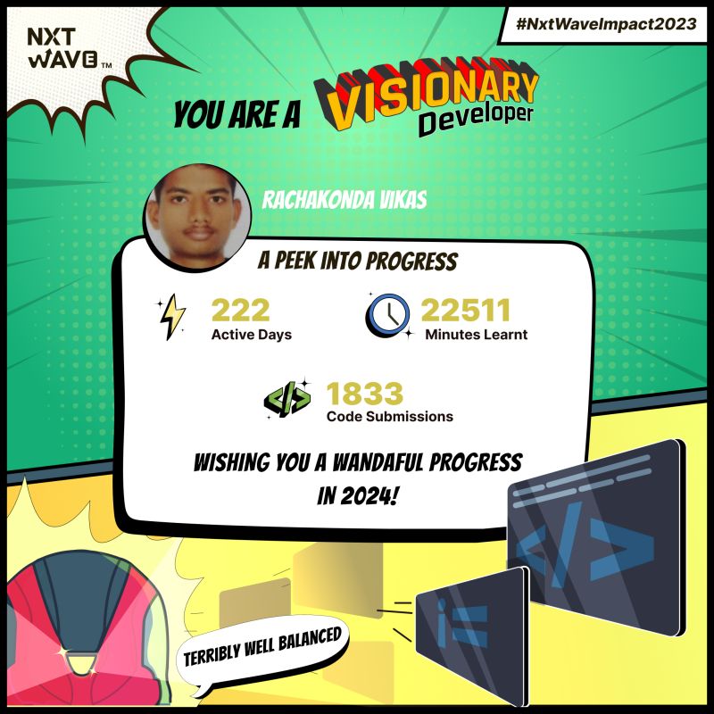 VIKAS RACHAKONDA on LinkedIn: #nxtwave #ccbp #rahulattluri # ... VIKAS RACHAKONDA on LinkedIn: #nxtwave #ccbp #rahulattluri # ...