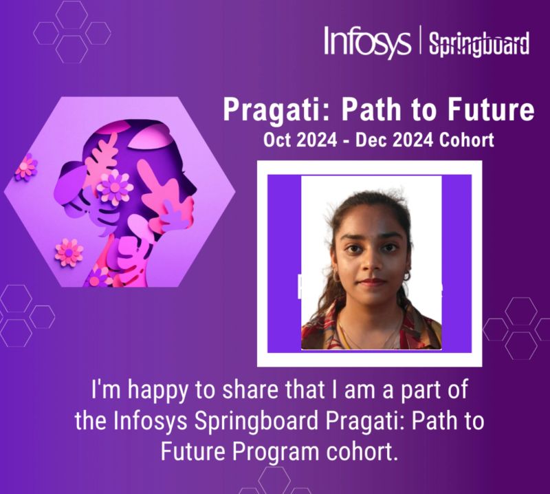 Aditi Bengani on LinkedIn: #pragati #infosysspringboard Aditi Bengani on LinkedIn: #pragati #infosysspringboard