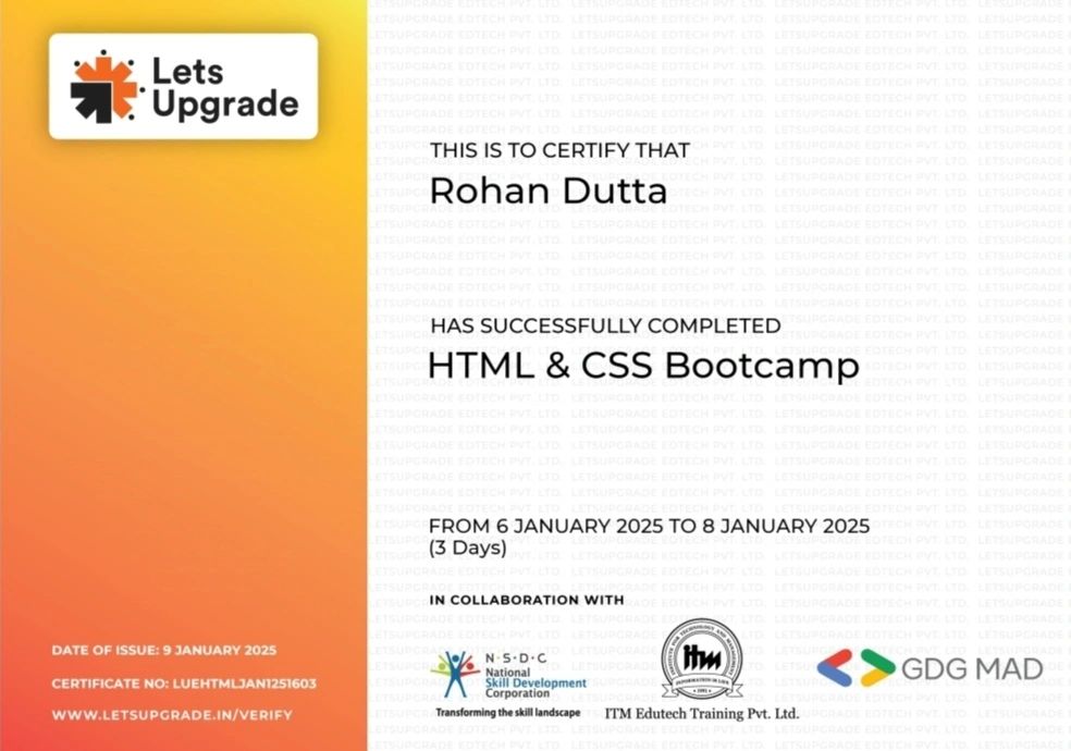 ROHAN DUTTA on LinkedIn: #webdevelopment #html #css #upskilling # ... ROHAN DUTTA on LinkedIn: #webdevelopment #html #css #upskilling # ...