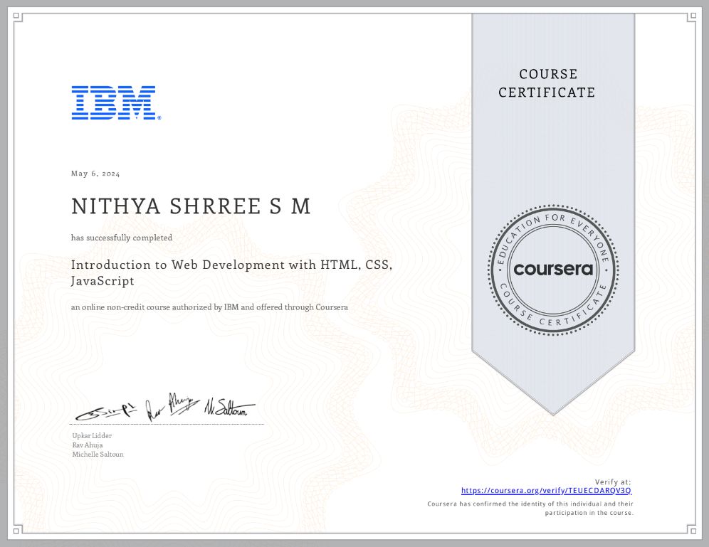 Nithya Shrree on LinkedIn: #webdevelopment #html #css #javascript # ... Nithya Shrree on LinkedIn: #webdevelopment #html #css #javascript # ...