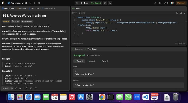 LeetCode Top Interview: C# | Sonu Yagyasaini posted on the topic | LinkedIn LeetCode Top Interview: C# | Sonu Yagyasaini posted on the topic | LinkedIn