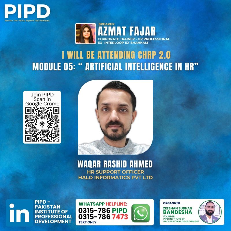 Waqar Rashid Ahmed on LinkedIn: #learningjourney #excitement # ... Waqar Rashid Ahmed on LinkedIn: #learningjourney #excitement # ...