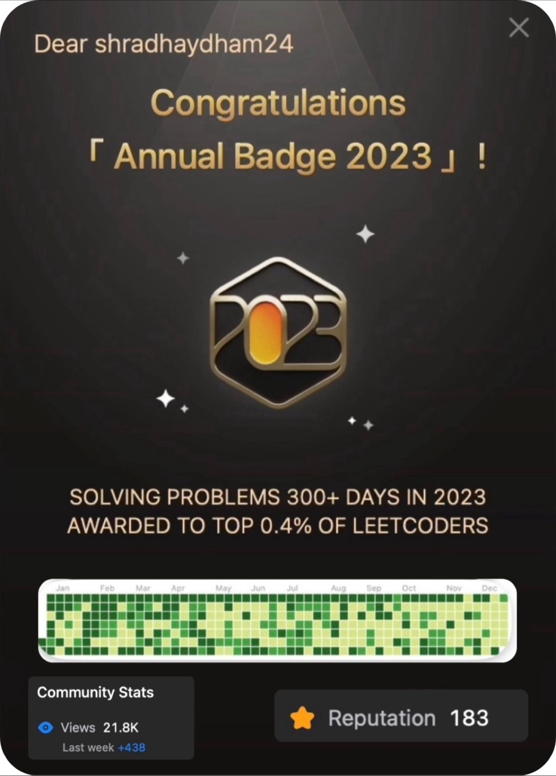 Shradhay Dham on LinkedIn: #leetcode #problemsolving #dedication # ... Shradhay Dham on LinkedIn: #leetcode #problemsolving #dedication # ...