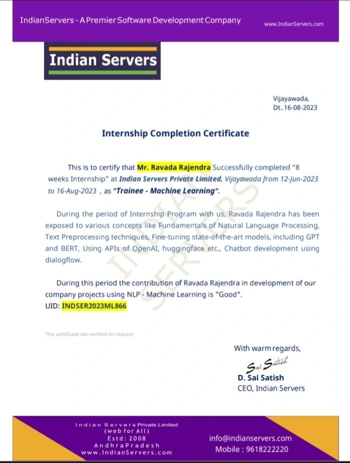 Rajendra Ravada on LinkedIn: Hello! connections🚀 lam thrilled to ... Rajendra Ravada on LinkedIn: Hello! connections🚀 lam thrilled to ...
