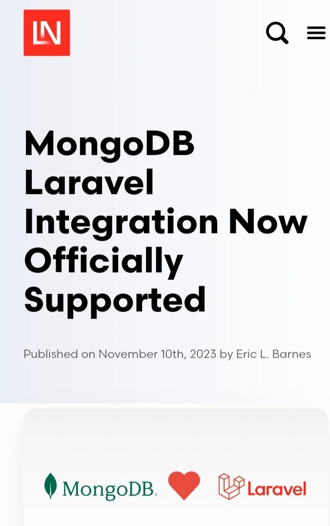 Shanjoy Das Shanjit on LinkedIn: To use MongoDB with Laravel framework ... Shanjoy Das Shanjit on LinkedIn: To use MongoDB with Laravel framework ...