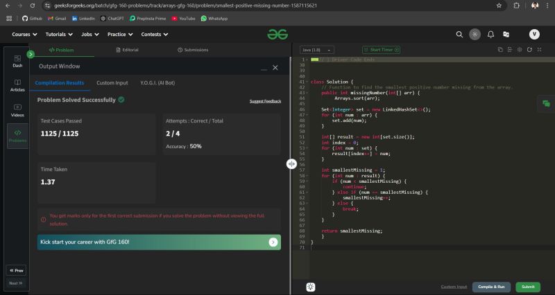 VASANTHKUMAR S on LinkedIn: #geeksforgeeks #gfg160 #codingjourney # ... VASANTHKUMAR S on LinkedIn: #geeksforgeeks #gfg160 #codingjourney # ...