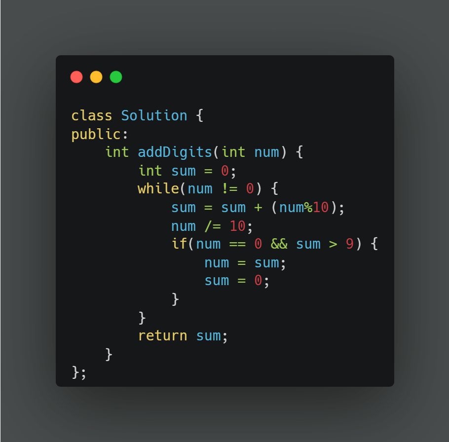 Dev Gupta on LinkedIn: Day 130 LeetCode Problem 258. Add Digits Problem ... Dev Gupta on LinkedIn: Day 130 LeetCode Problem 258. Add Digits Problem ...