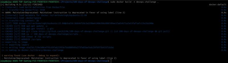Ajay Kumar on LinkedIn: #docker #shellscripting #devops #geeksforgeeks ... Ajay Kumar on LinkedIn: #docker #shellscripting #devops #geeksforgeeks ...